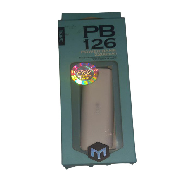 قیمت و خرید پاوربانک هویت مدل HV-PB126 ظرفیت 2200 میلی آمپرساعت