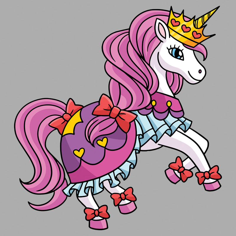 قیمت و خرید استیکر پارچه و لباس مدل dtf طرح یونیکورن کد H20.1010 مجموعه 3 عددی