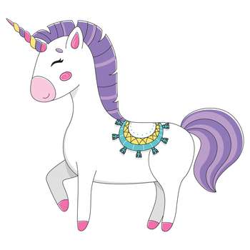 قیمت و خرید استیکر پارچه و لباس مدل dtf طرح یونیکورن کد H15.864 مجموعه 4 عددی