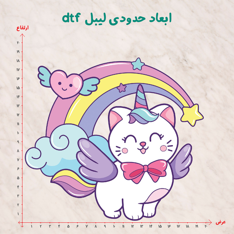 قیمت و خرید استیکر پارچه و لباس مدل dtf طرح یونیکورن کد H20.331 مجموعه 3 عددی