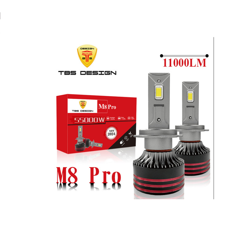 قیمت و خرید هدلایت لامپ خودرو توبیز مدل m8pro پایه H4 بسته دو عددی