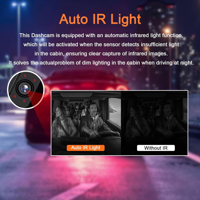 قیمت و خرید دوربین ثبت وقایع خودرو مدل 3 لنز RoadLens-F31-WiFi