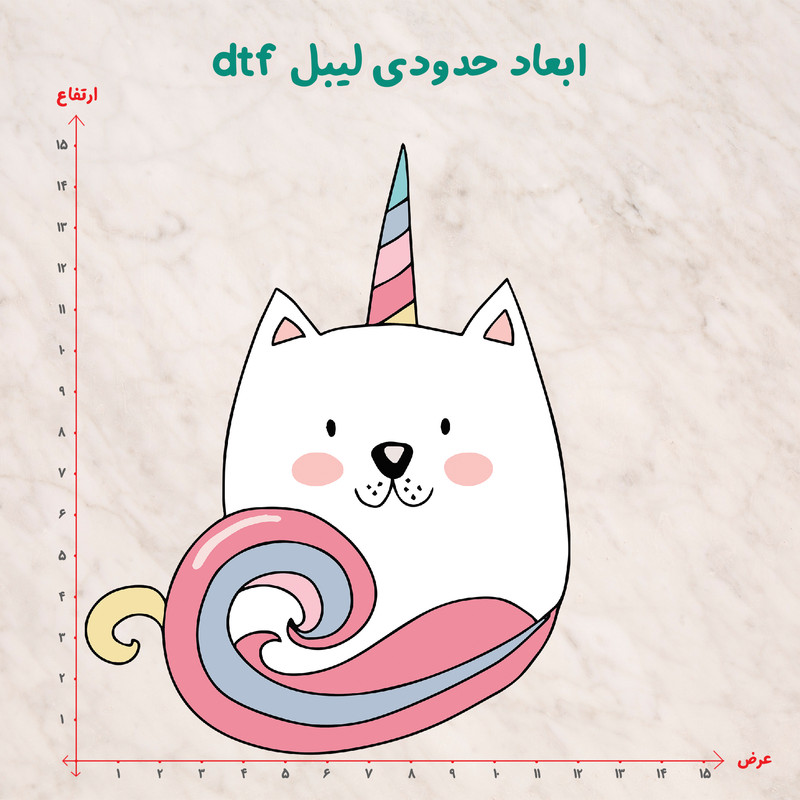 قیمت و خرید استیکر پارچه و لباس مدل dtf طرح یونیکورن کد H15.200 مجموعه 4 عددی