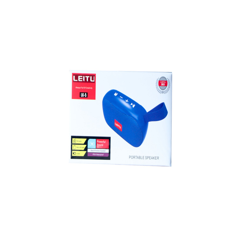 قیمت و خرید اسپیکر بلوتوثی قابل حمل لیتو مدل PORTABLE SPEAKER LEITU LK-5