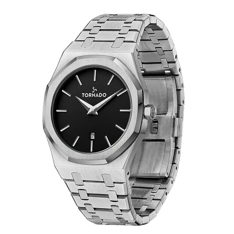 قیمت و خرید ساعت مچی عقربه‌ای مردانه تورنادو مدل T9009-SBSB