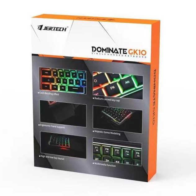 قیمت و خرید کیبورد مخصوص بازی جرتک مدل DOMINATE GK10