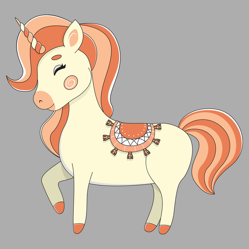 قیمت و خرید استیکر پارچه و لباس مدل dtf طرح یونیکورن کد H20.871 مجموعه 3 عددی