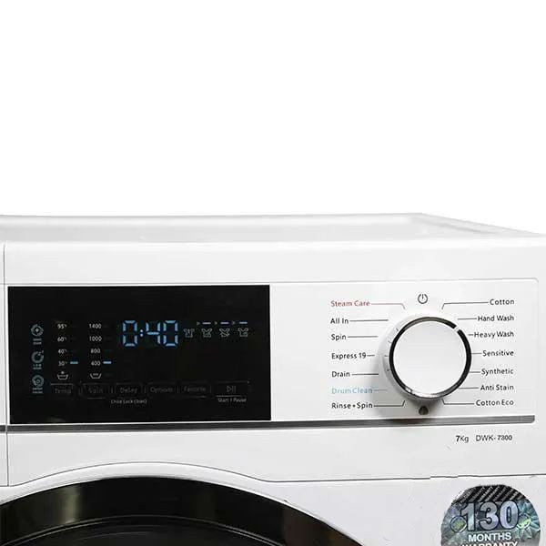 قیمت و خرید ماشین لباسشویی دوو مدل DWK-7200 ظرفیت 7 کیلوگرم