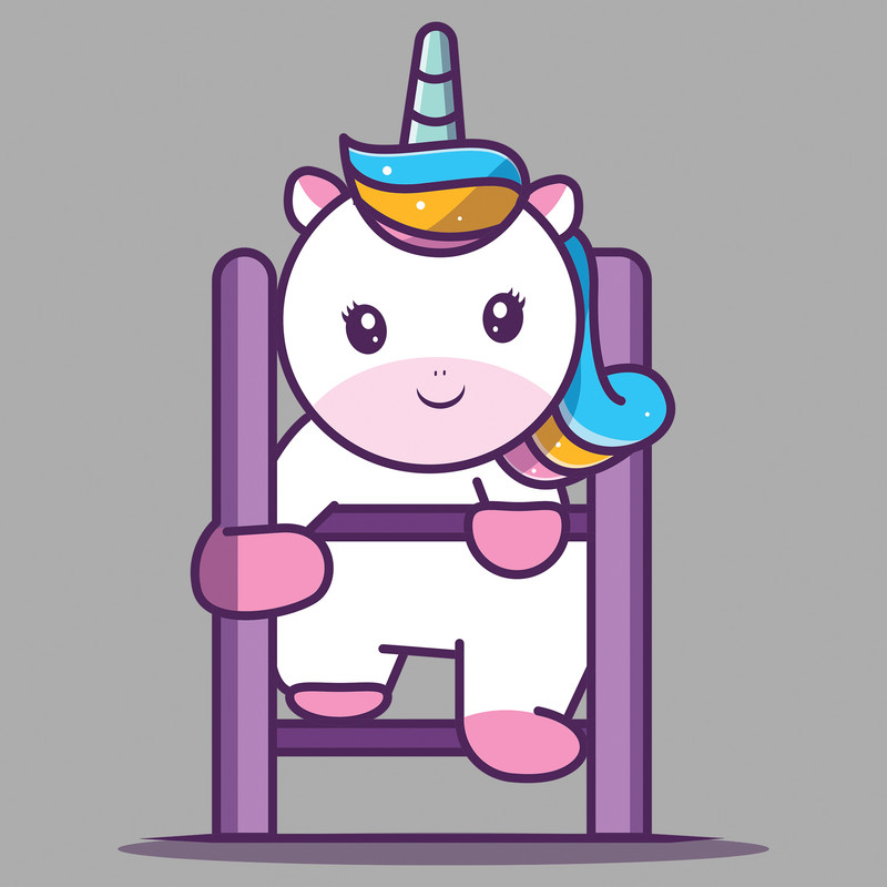 قیمت و خرید استیکر پارچه و لباس مدل dtf طرح یونیکورن کد H20.926 مجموعه 3 عددی