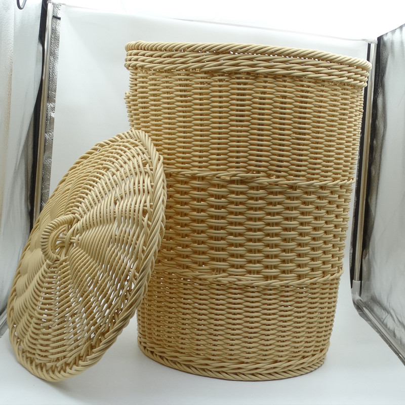 قیمت و خرید سبد رخت چرک مدل بافت طرح شمشاد کد SRC - 01