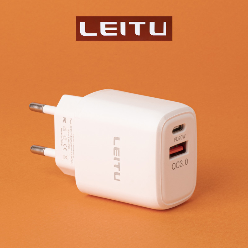 قیمت و خرید شارژر دیواری لیتو مدل LH-13 20W به همراه کابل تبدیل USB-C