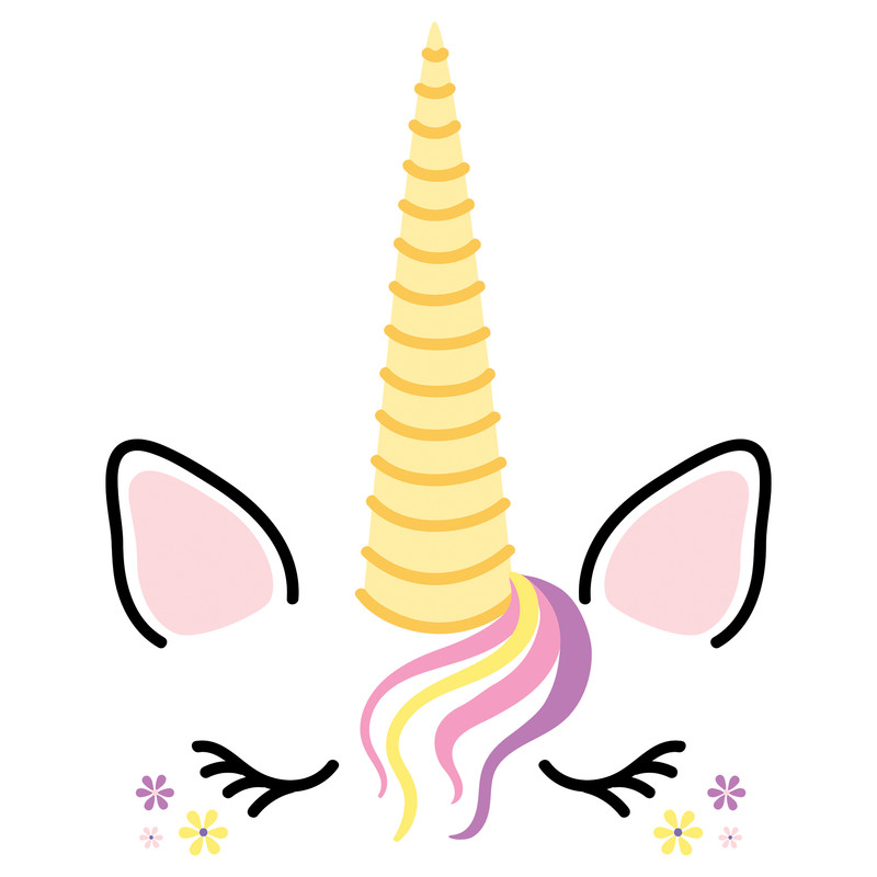 قیمت و خرید استیکر پارچه و لباس مدل dtf طرح یونیکورن کد H15.58 مجموعه 4 عددی