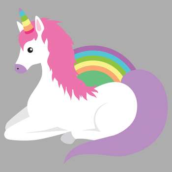 قیمت و خرید استیکر پارچه و لباس مدل dtf طرح یونیکورن کد H20.803 مجموعه 3 عددی