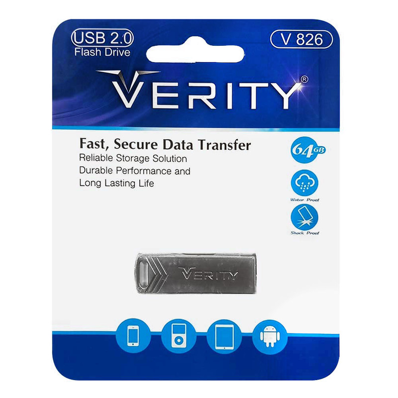 قیمت و خرید فلش مموری وریتی مدل V826 ظرفیت 64 گیگابایت