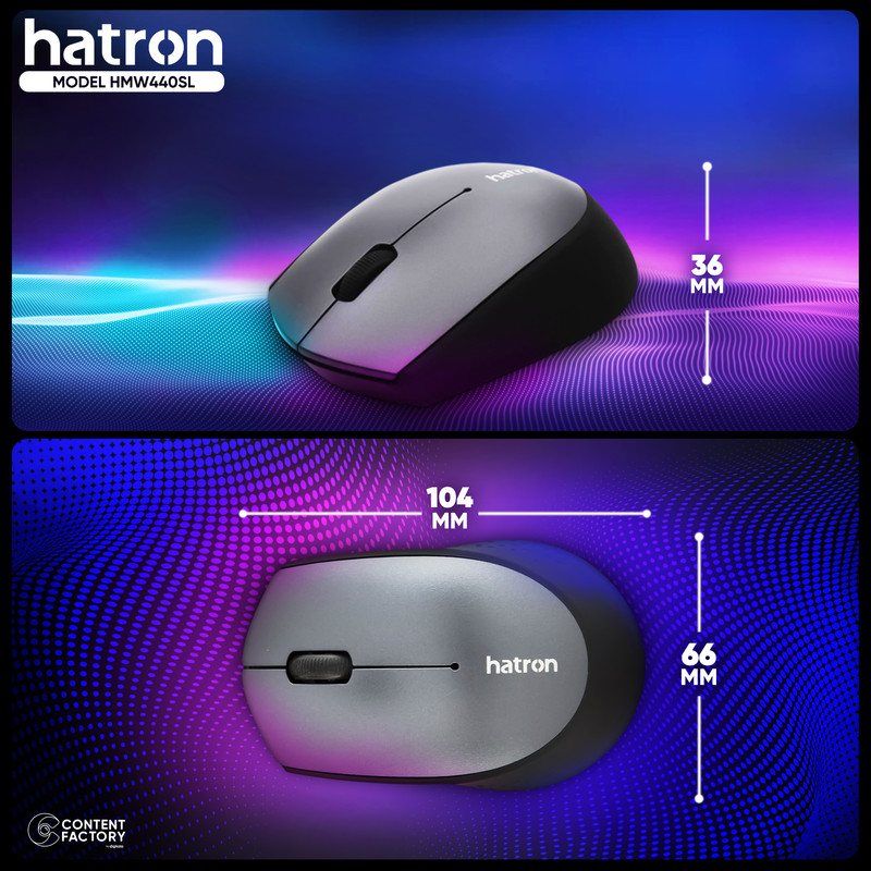 قیمت و خرید ماوس بی سیم هترون مدل HMW440SL