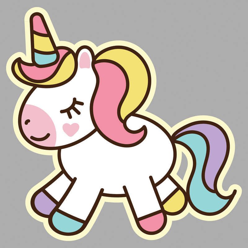 قیمت و خرید استیکر پارچه و لباس مدل dtf طرح یونیکورن کد H20.651 مجموعه 3 عددی