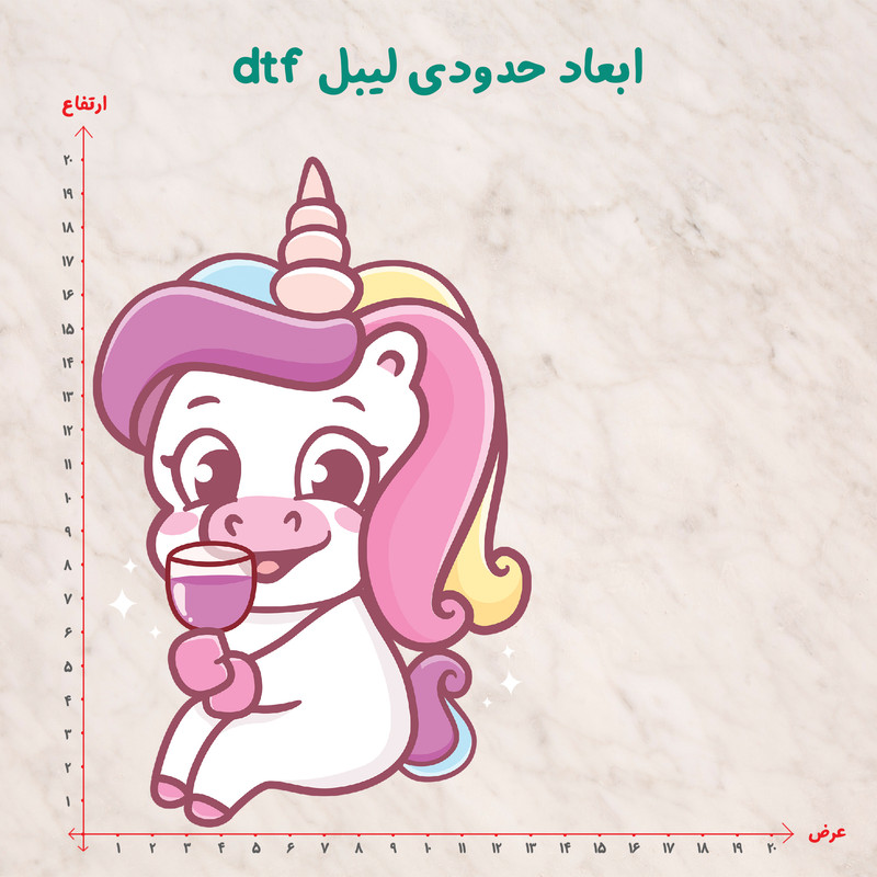 قیمت و خرید استیکر پارچه و لباس مدل dtf طرح یونیکورن کد H20.995 مجموعه 3 عددی