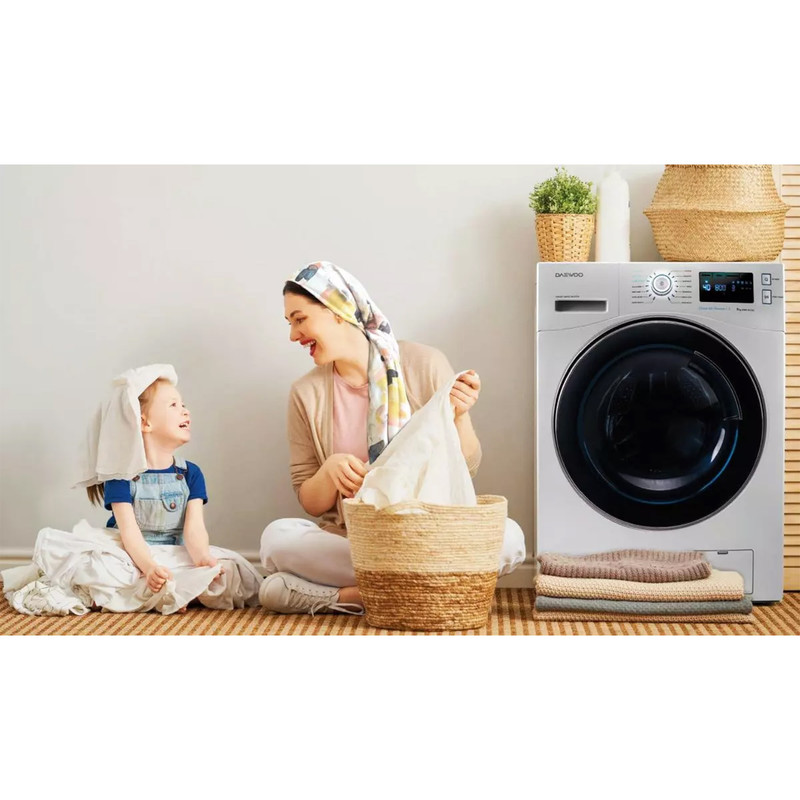 قیمت و خرید ماشین لباسشویی دوو مدل DWK-PR880S ظرفیت 8 کیلوگرم