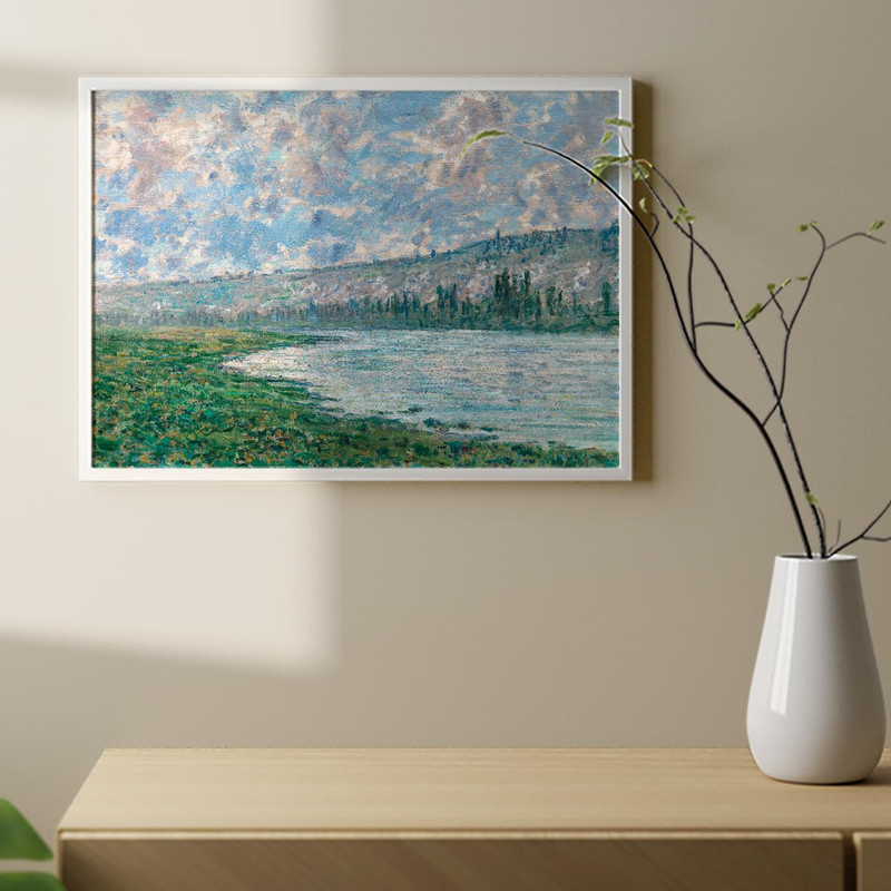 قیمت و خرید تابلو الین هوم طرح کلود مونه مدل مخمل کد 4011285