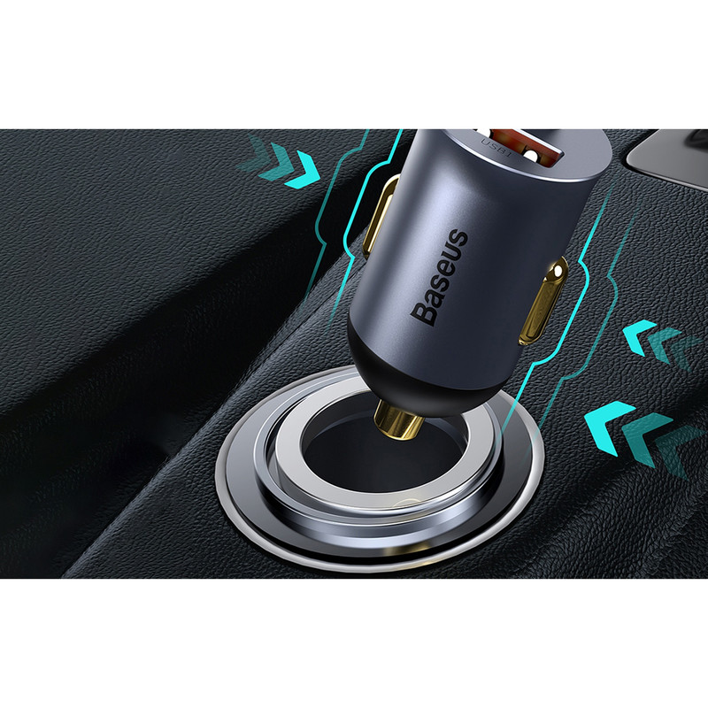 قیمت و خرید شارژر فندکی باسئوس مدل CCBT-B0G 120W