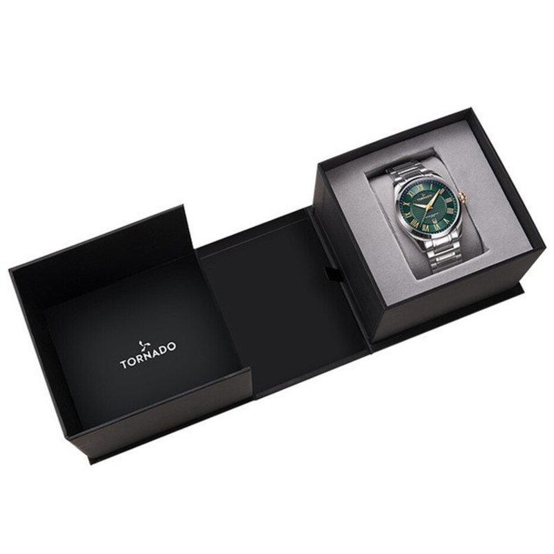 قیمت و خرید ساعت مچی عقربه‌ای مردانه تورنادو مدل T8007-SBSHG