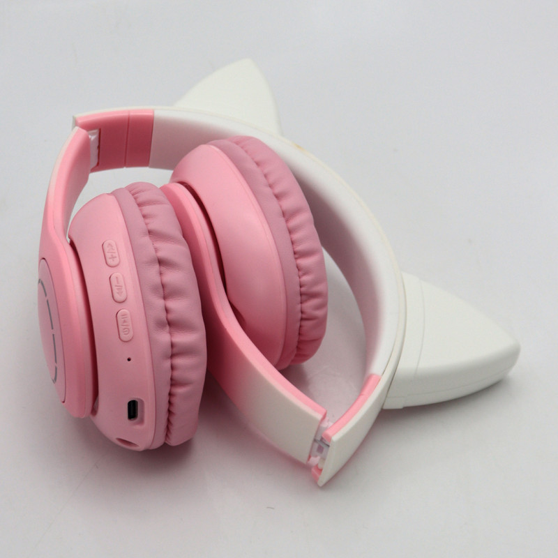 قیمت و خرید هدست بلوتوثی مدل فانتزی گربه ای کد YPSOR-STN07