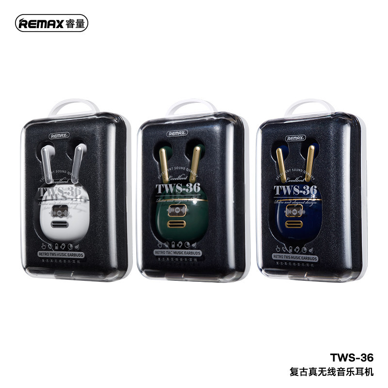 قیمت و خرید هدفون بلوتوثی ریمکس مدل TWS36 V5.3