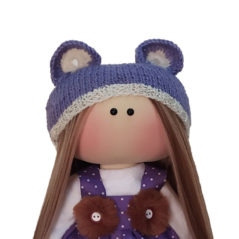 قیمت و خرید عروسک طرح دختر روسی کد F76 ارتفاع ۴۰ سانتی متر