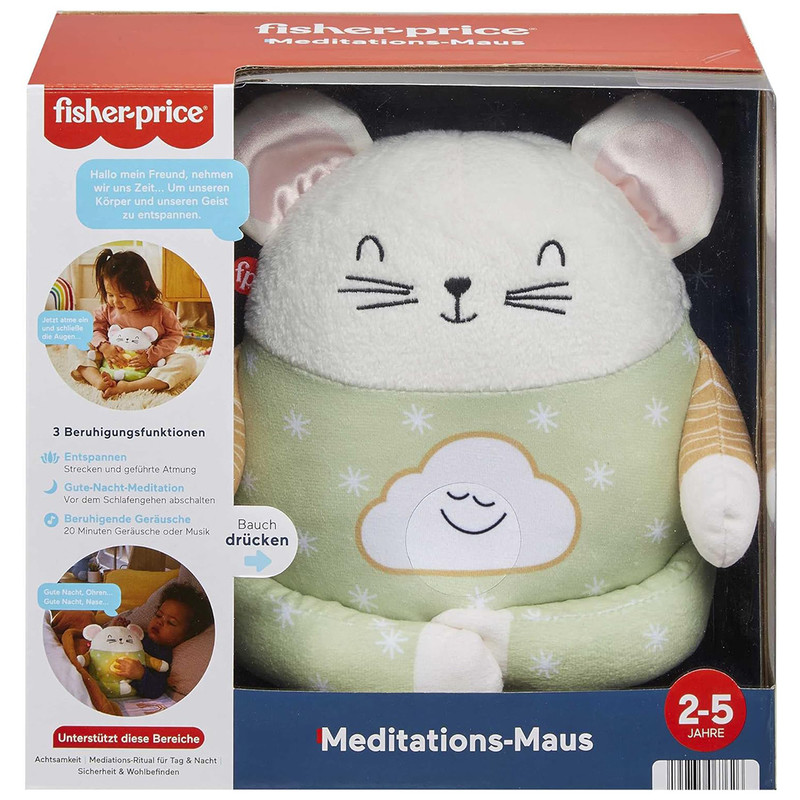 قیمت و خرید عروسک فیشر پرایس مدل Meditation Mouse ارتفاع 25 سانتی متر