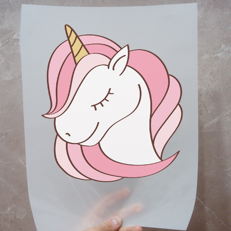 مشخصات، قیمت و خرید استیکر پارچه و لباس مدل dtf طرح یونیکورن کد H15.883 مجموعه 4 عددی | دیجی‌کالا