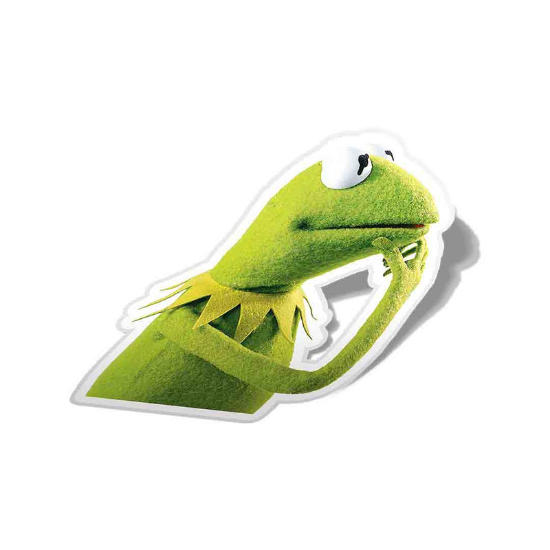 قیمت و خرید استیکر لپ تاپ طرح Kermit Contemplating, an aesthetic کد ST1060