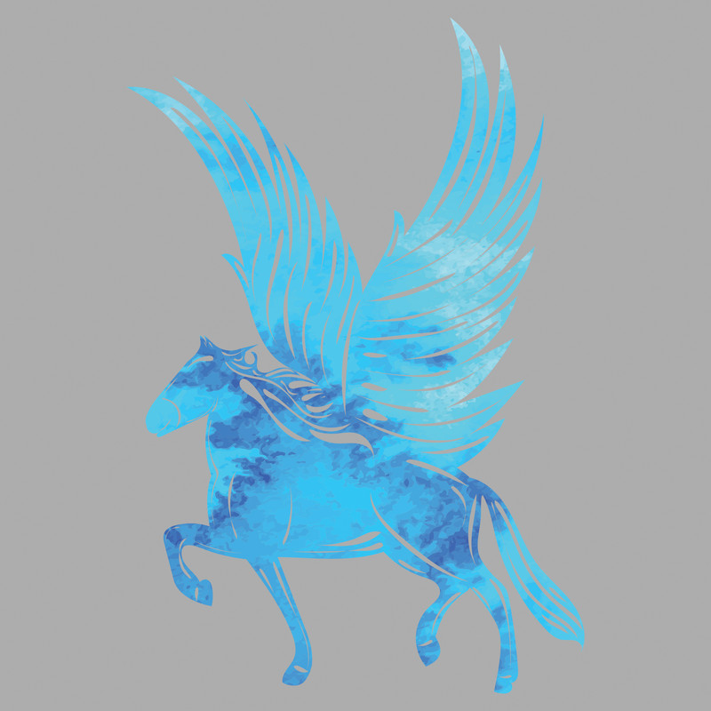 قیمت و خرید استیکر پارچه و لباس مدل dtf طرح یونیکورن کد H20.1030 مجموعه 3 عددی