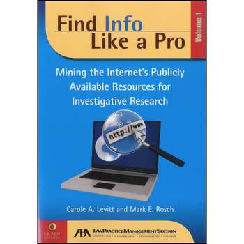 قیمت و خرید کتاب Find Info Like a Pro, Vol. 1 اثر Carole Levitt and ...