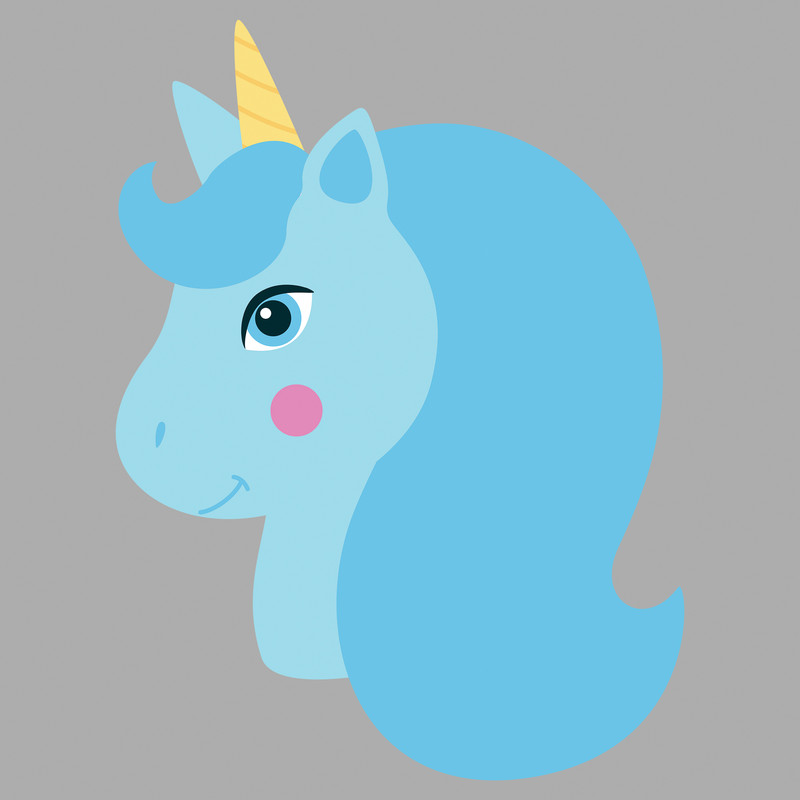 قیمت و خرید استیکر پارچه و لباس مدل dtf طرح یونیکورن کد H20.867 مجموعه 3 عددی