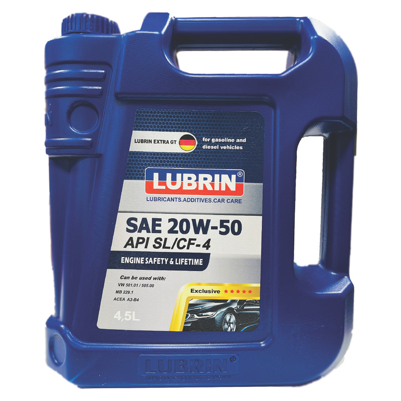 قیمت و خرید روغن موتور خودرو لوبرین مدل 20W-50 SL حجم 4.5 لیتر