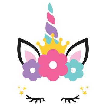 قیمت و خرید استیکر پارچه و لباس مدل dtf طرح یونیکورن کد H15.77 مجموعه 4 عددی