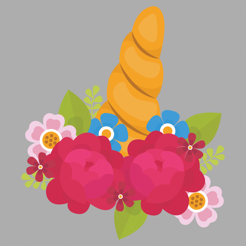 قیمت و خرید استیکر پارچه و لباس مدل dtf طرح یونیکورن کد H15.111 مجموعه 4 عددی