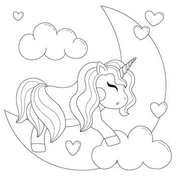 قیمت و خرید استیکر پارچه و لباس مدل dtf طرح یونیکورن کد H15.1057 مجموعه 4 عددی