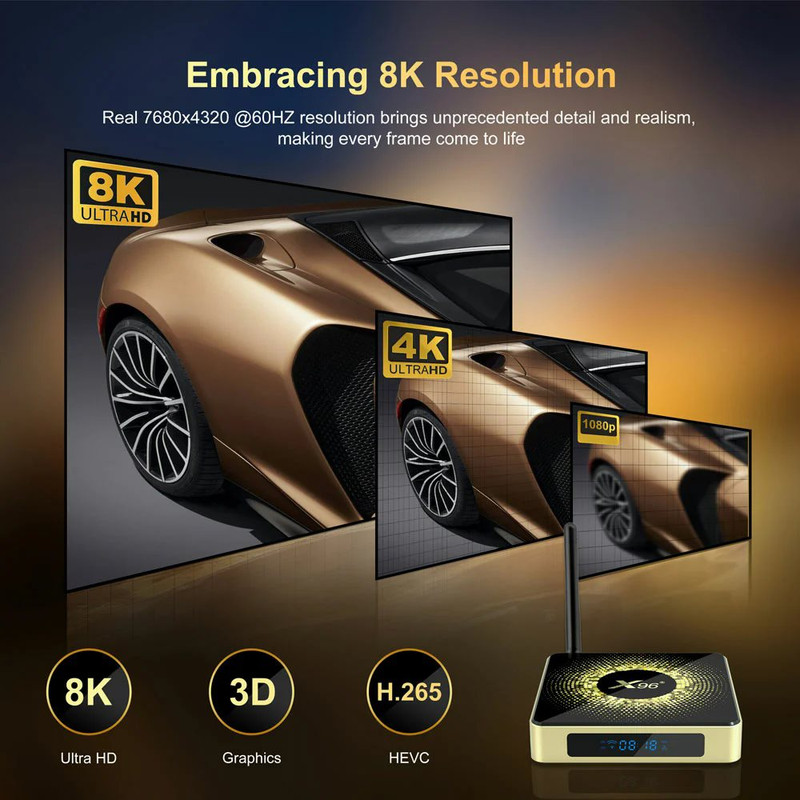 قیمت و خرید اندروید باکس ايكس96 مدل X96 X10 8/64GB