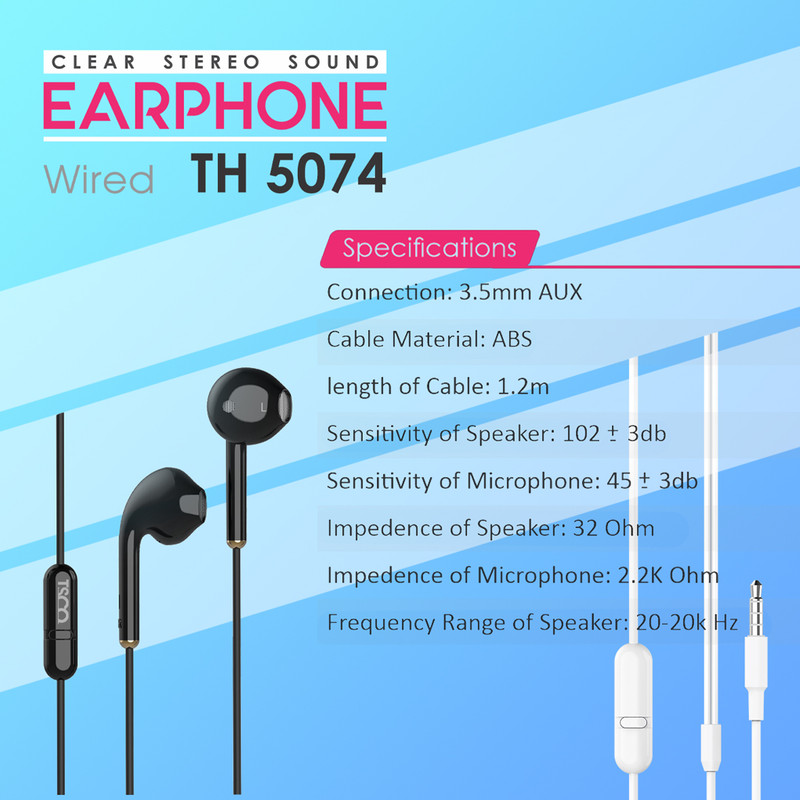 قیمت و خرید هندزفری تسکو مدل TH 5074