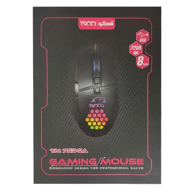 ⭐️ خرید اینترنتی ماوس مخصوص بازی تسکو مدل TM 753 GA (1404) - فروشگاه دیگسون ⭐️