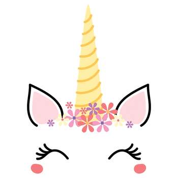 قیمت و خرید استیکر پارچه و لباس مدل dtf طرح یونیکورن کد H20.68 مجموعه 3 عددی