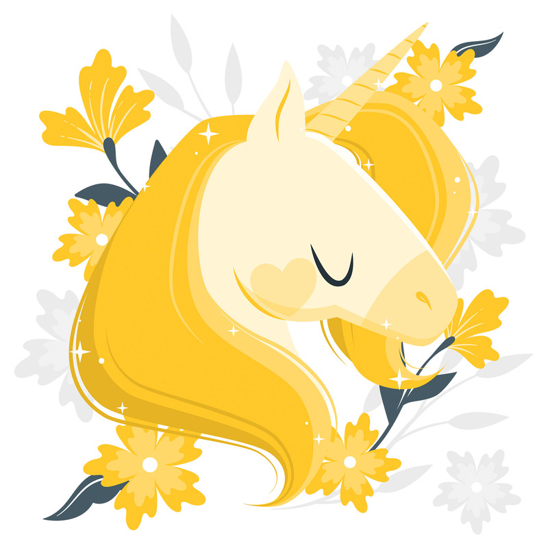 قیمت و خرید استیکر پارچه و لباس مدل dtf طرح یونیکورن کد H20.431 مجموعه 6 عددی