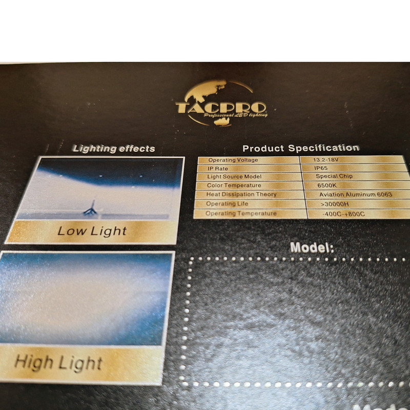 قیمت و خرید هدلایت لامپ خودرو تک‌پرو مدل F77 پایه H7 بسته دو عددی