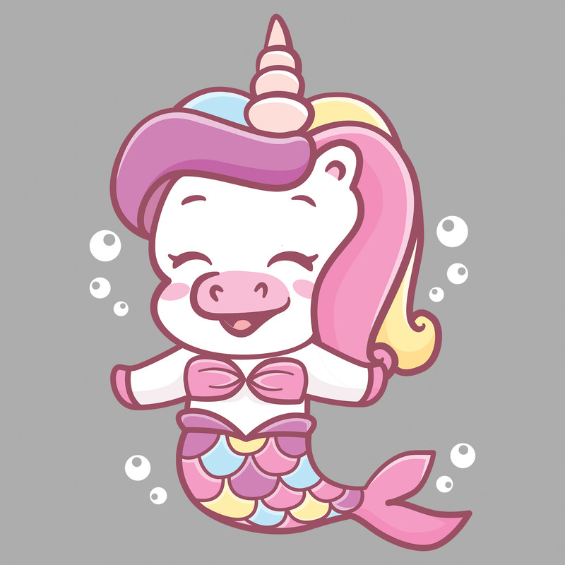 قیمت و خرید استیکر پارچه و لباس مدل dtf طرح یونیکورن کد H15.990 مجموعه 4 عددی