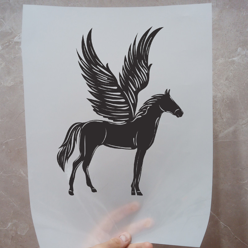 قیمت و خرید استیکر پارچه و لباس مدل dtf طرح یونیکورن کد H15.1232 مجموعه 4 عددی