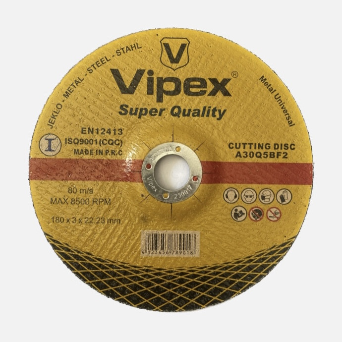 قیمت و خرید صفحه برش اهن وایپکس مدل180x3 مجموعه 5 عددی