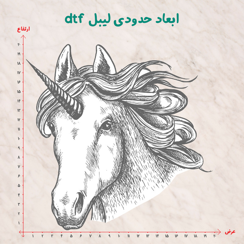 قیمت و خرید استیکر پارچه و لباس مدل dtf طرح یونیکورن کد H20.309 مجموعه 6 عددی