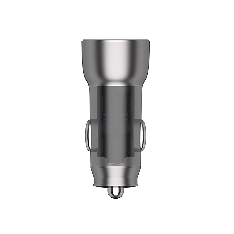 قیمت و خرید شارژر فندکی هیسکا مدل HCC-316 به همراه کابل تبدیل USB-C