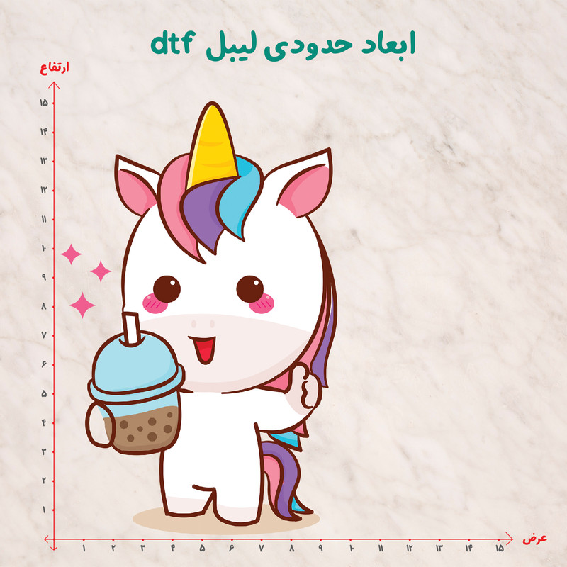 قیمت و خرید استیکر پارچه و لباس مدل dtf طرح یونیکورن کد H15.562 مجموعه 4 عددی